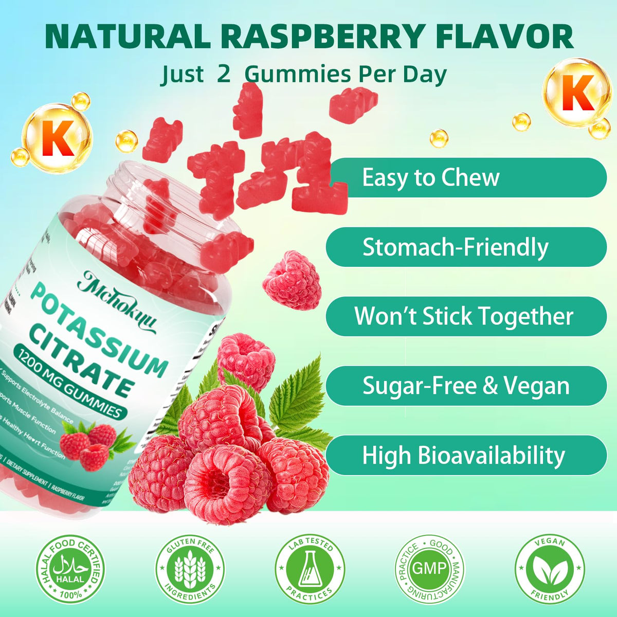 delicious potassium gummies for energy