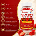 Delicious potassium gummies for energy