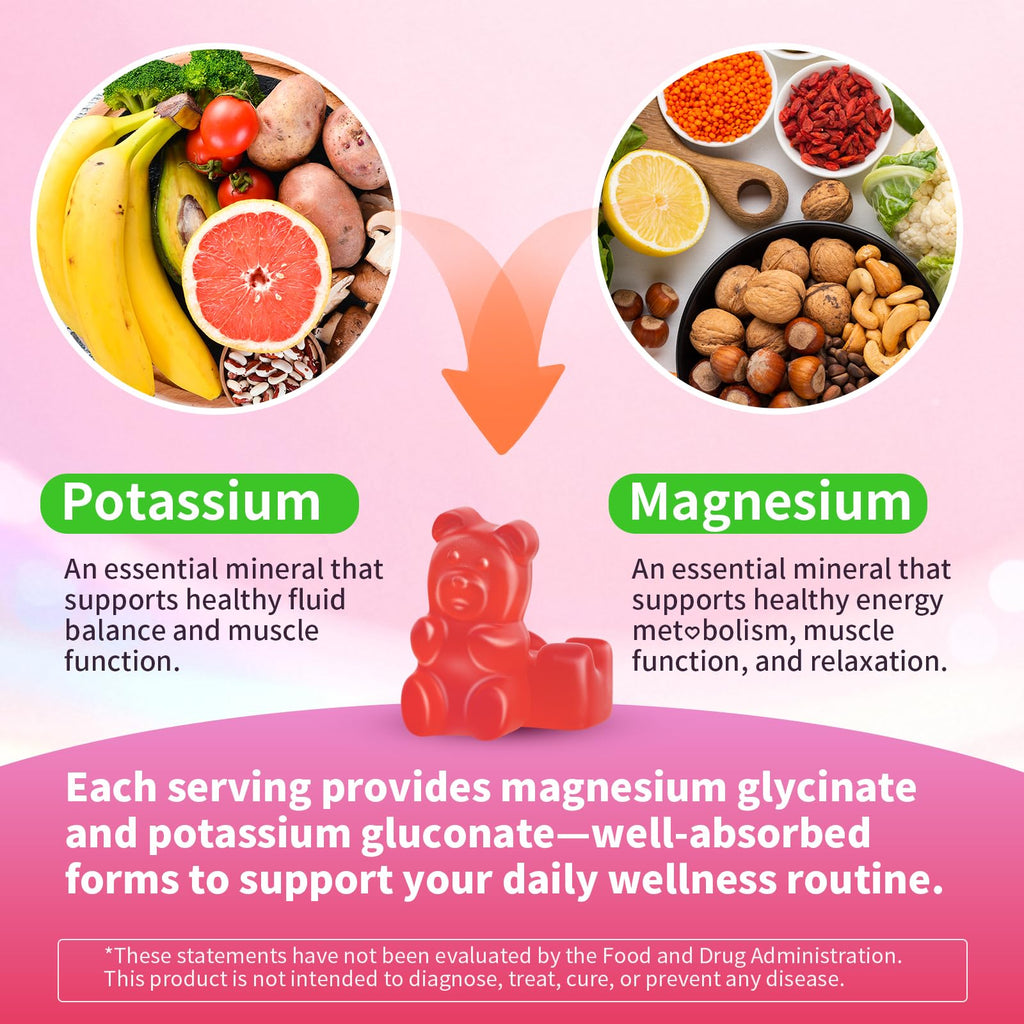 Delicious potassium magnesium supplement