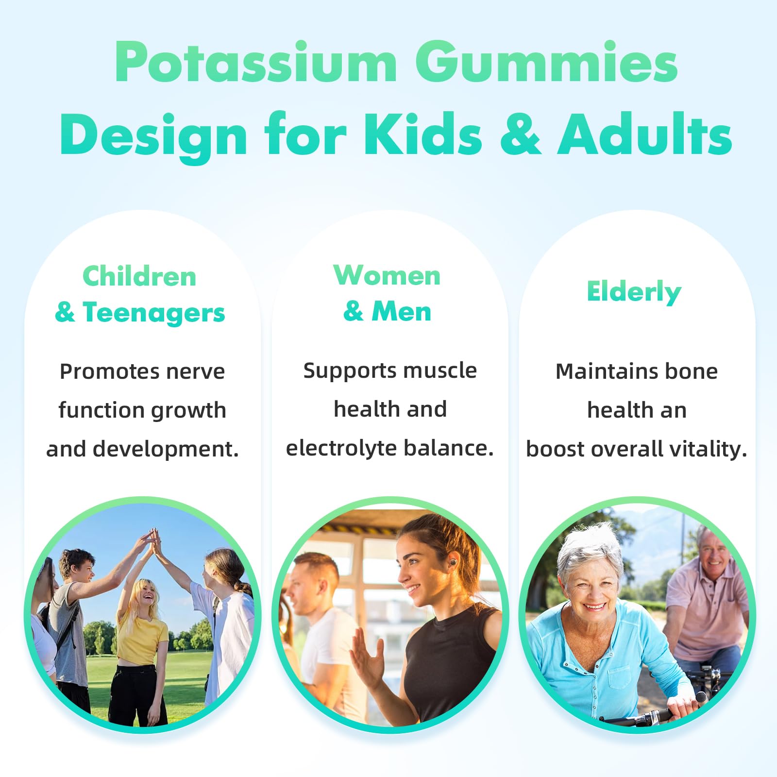 Delicious potassium supplement for adults