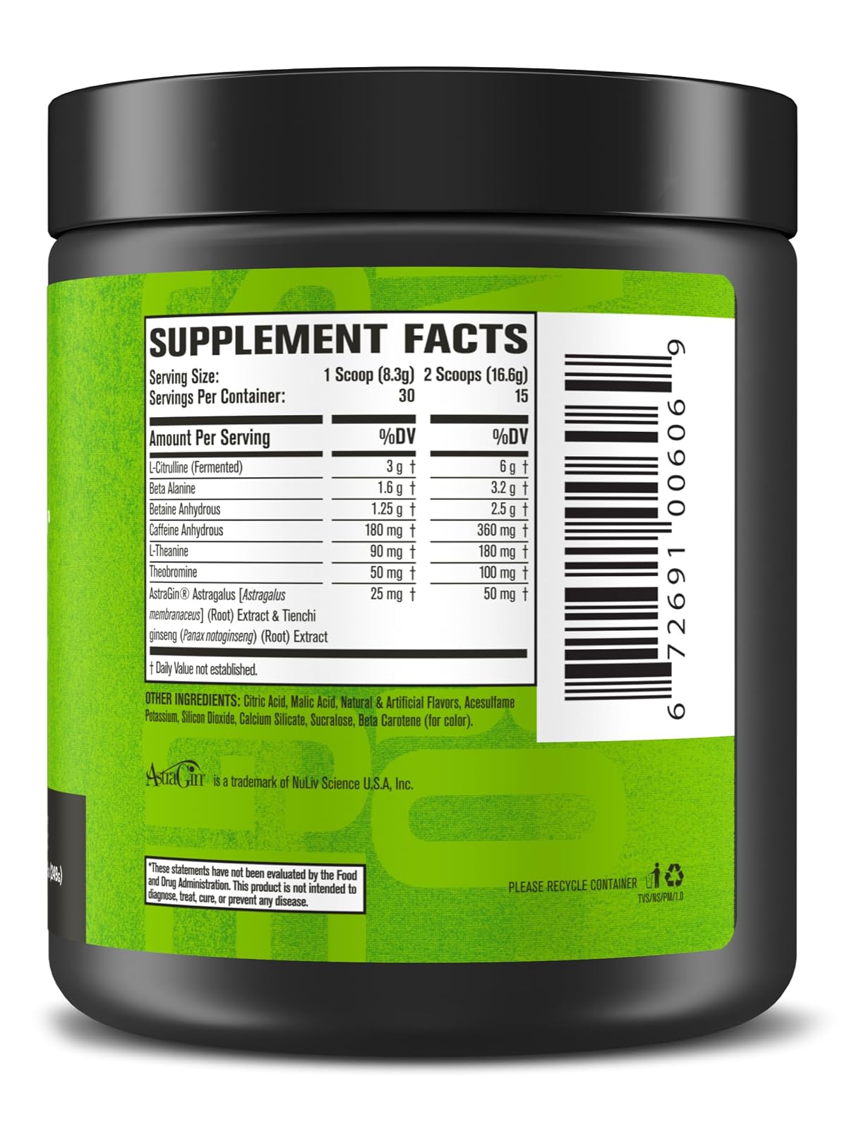 delicious pre workout drink mix for athletes