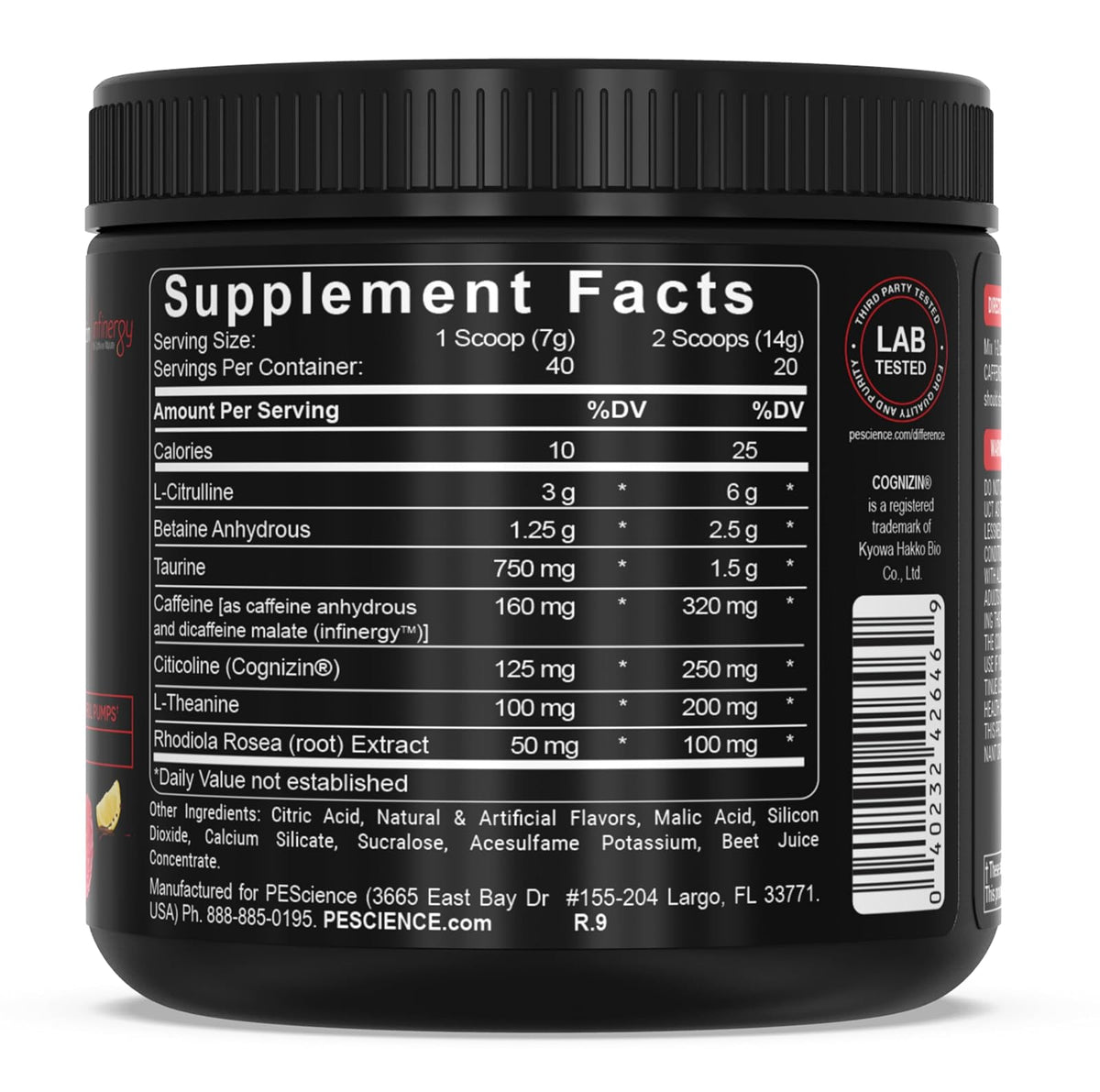 Delicious pre-workout for fitness enthusiasts