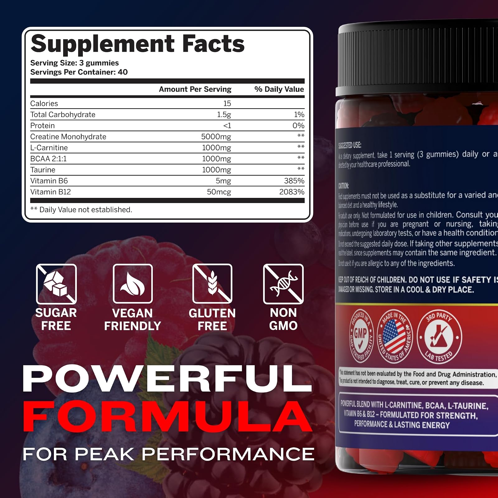 delicious pre-workout gummy snacks