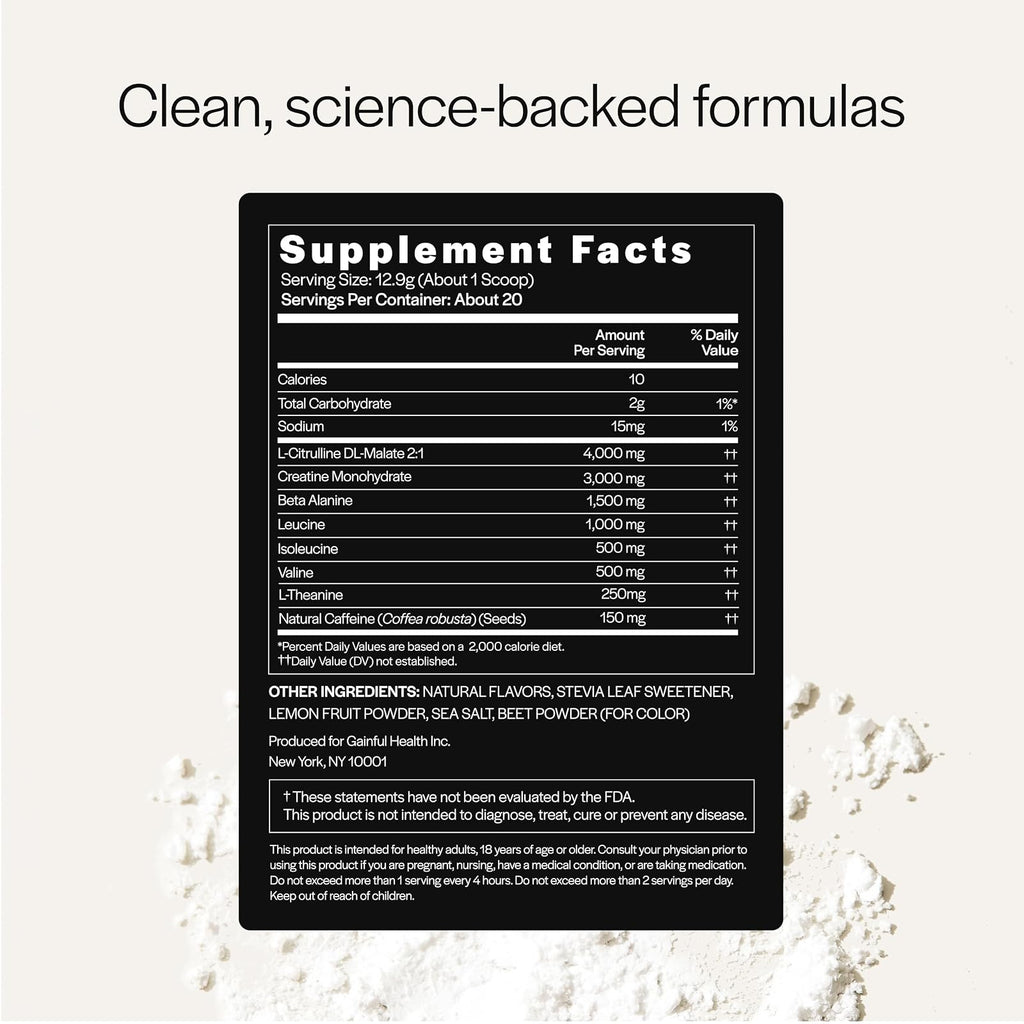 delicious pre-workout powder for athletes