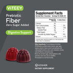 Delicious prebiotic fiber gummies for wellness