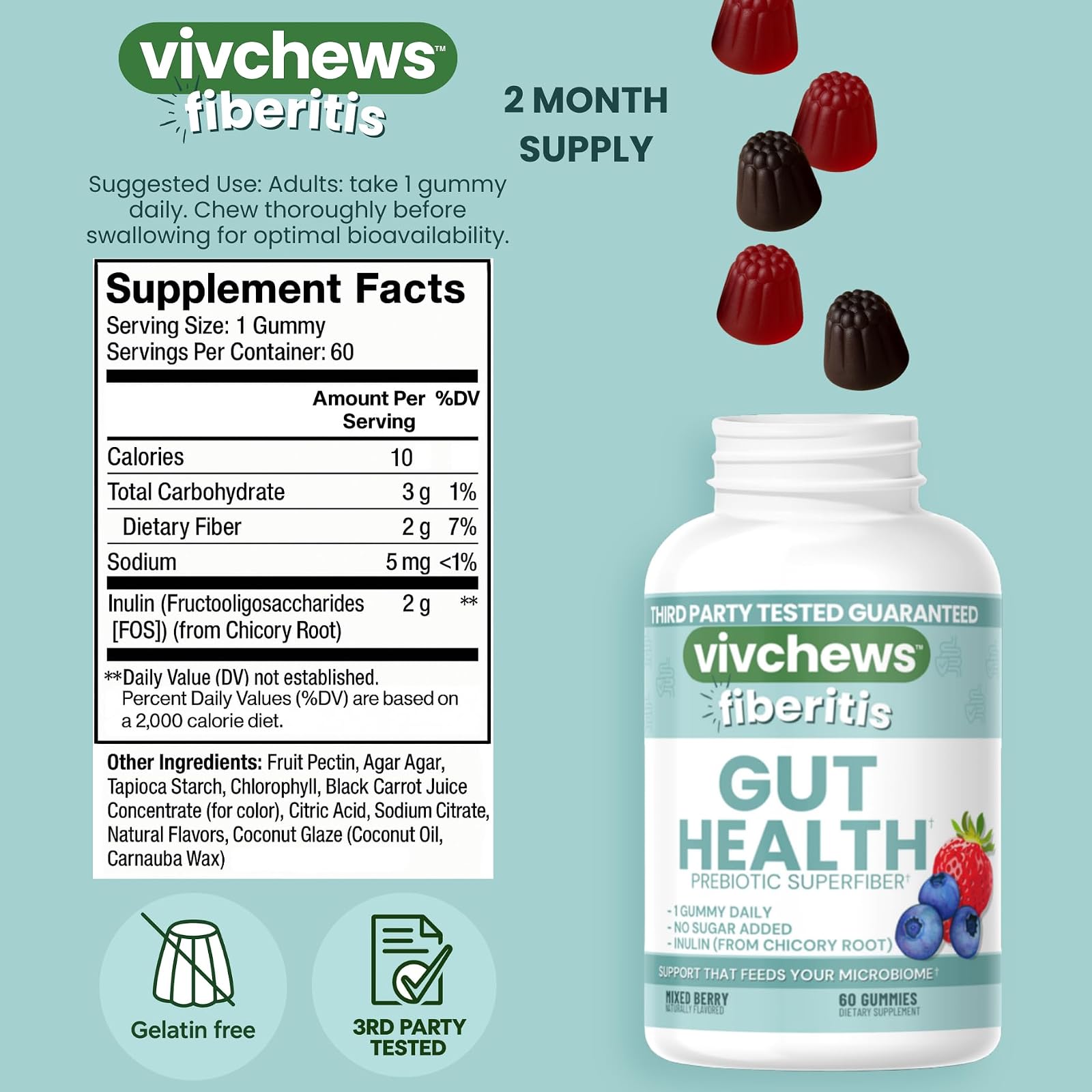delicious prebiotic gummies for adults