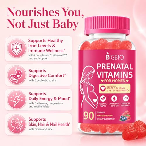 delicious prenatal gummies with essential nutrients