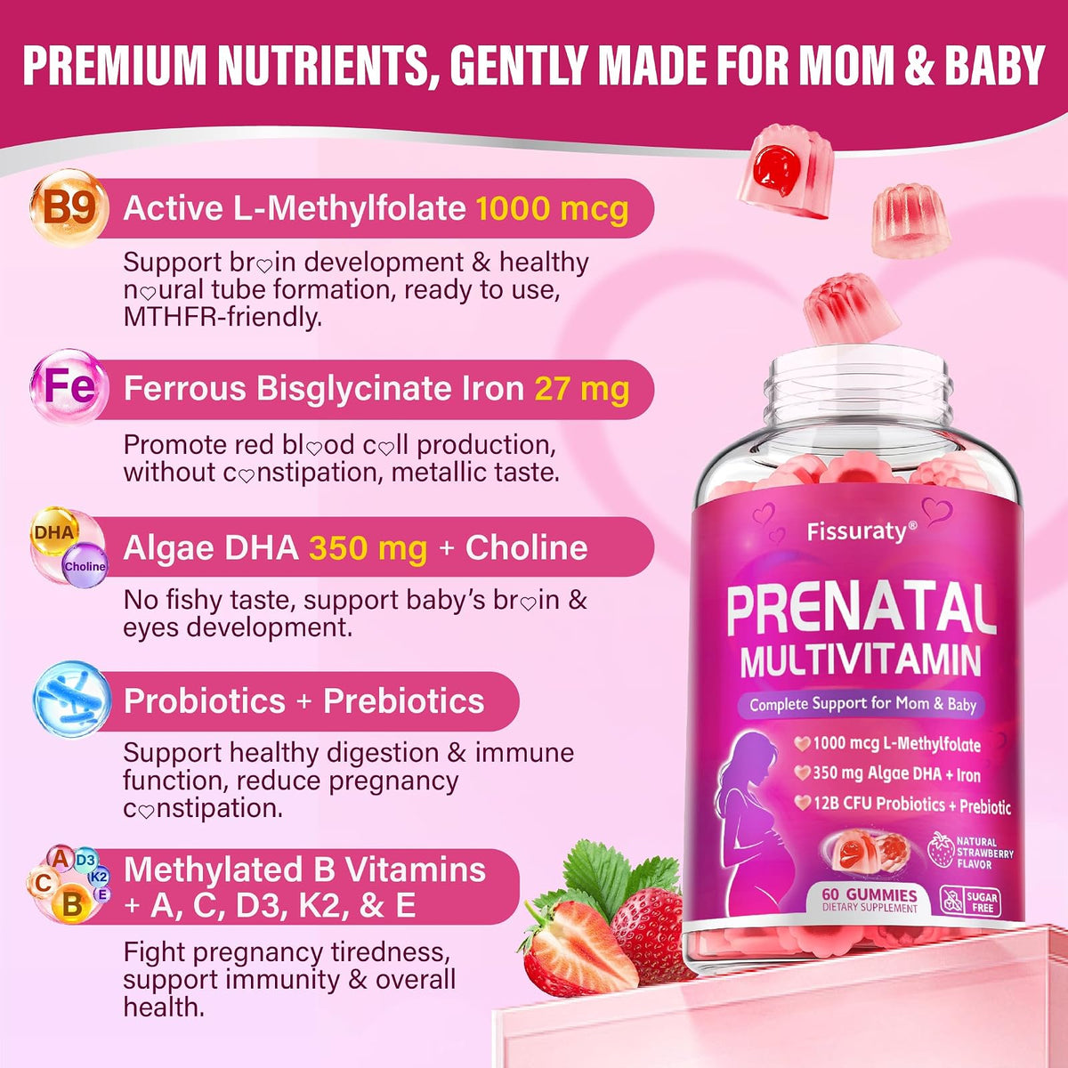 Delicious prenatal vitamins for pregnancy