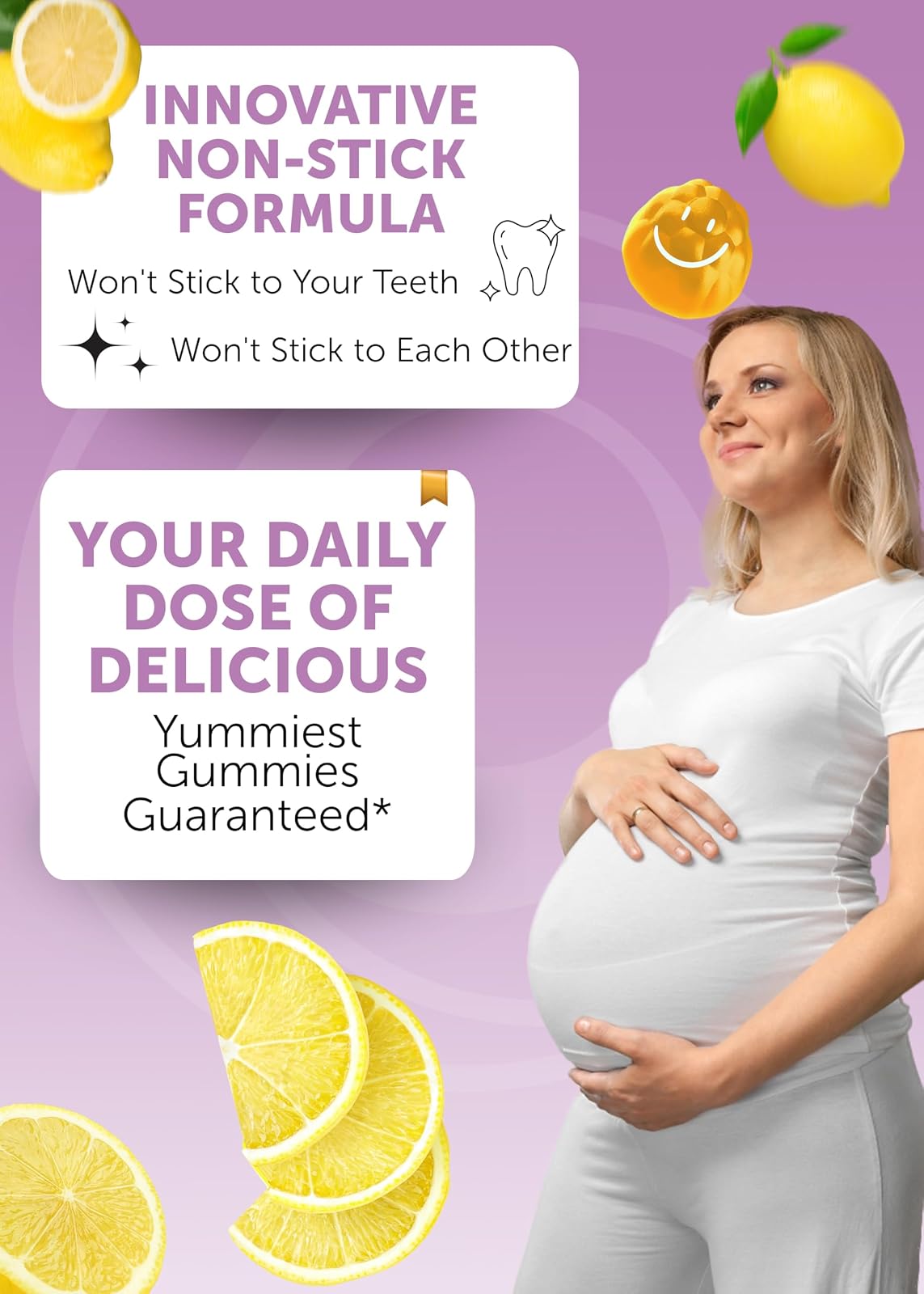 Delicious prenatal vitamins with essential nutrients