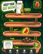 Delicious probiotic fiber gummy supplements