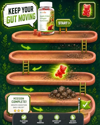Delicious probiotic fiber gummy supplements