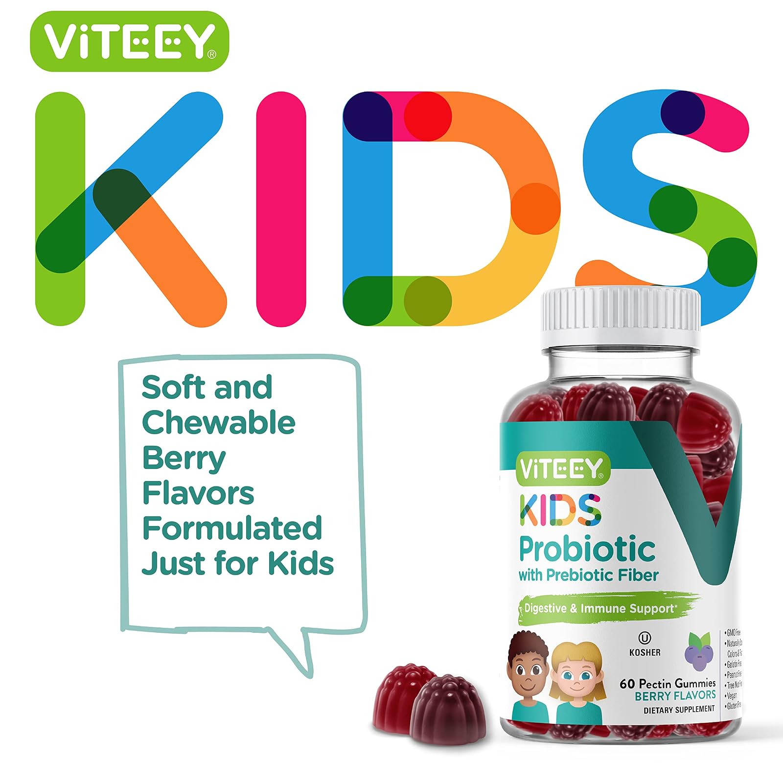 delicious probiotic gummies for children