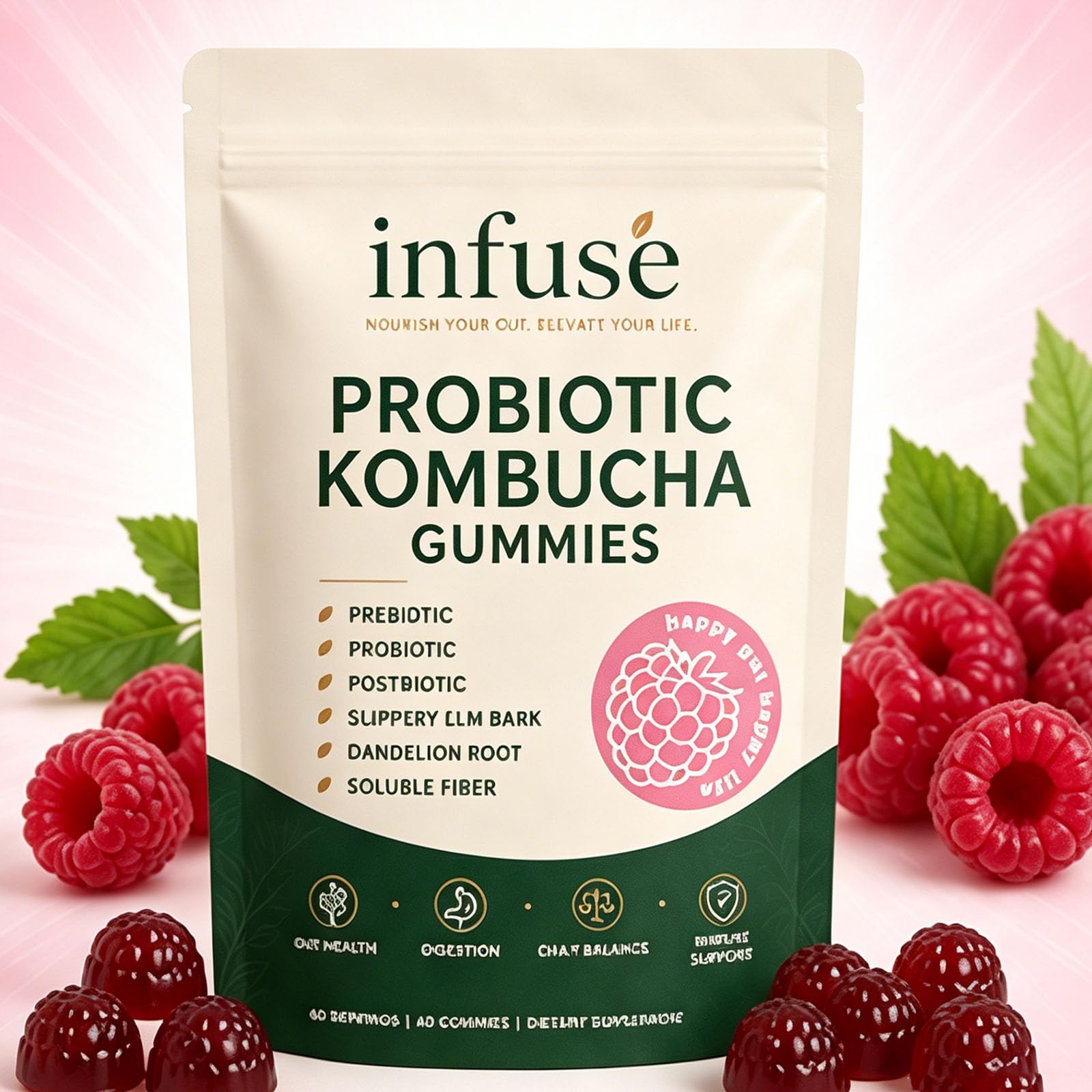 Delicious probiotic gummies for digestion
