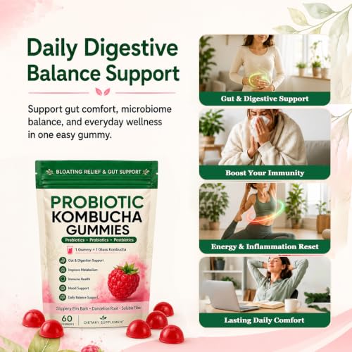 Delicious probiotic gummies for digestion