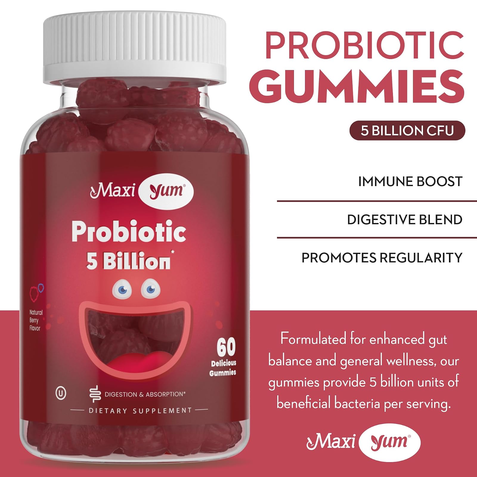 delicious probiotic gummies for gut health