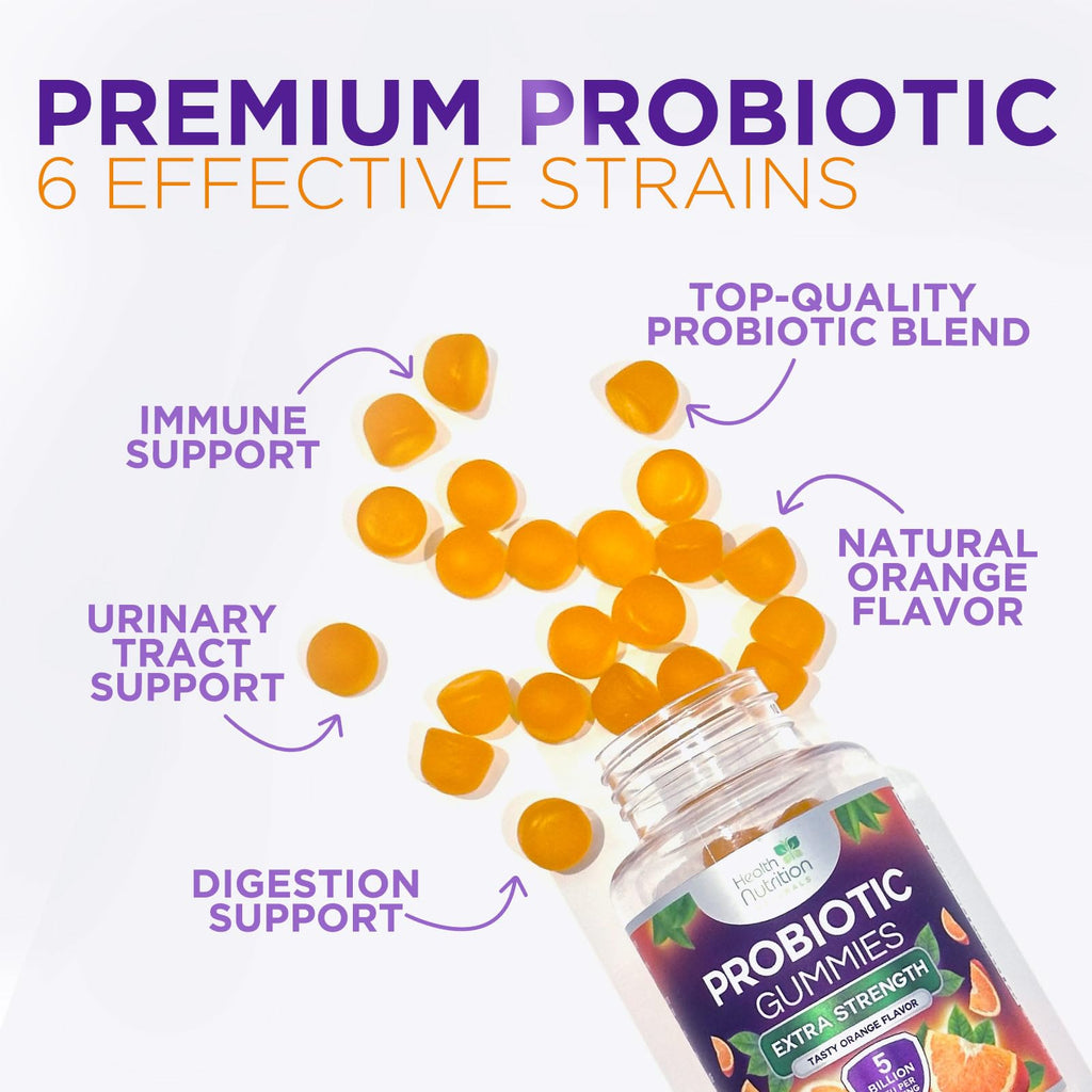 Delicious probiotic gummies for kids