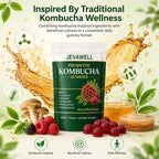 Delicious probiotic kombucha gummies