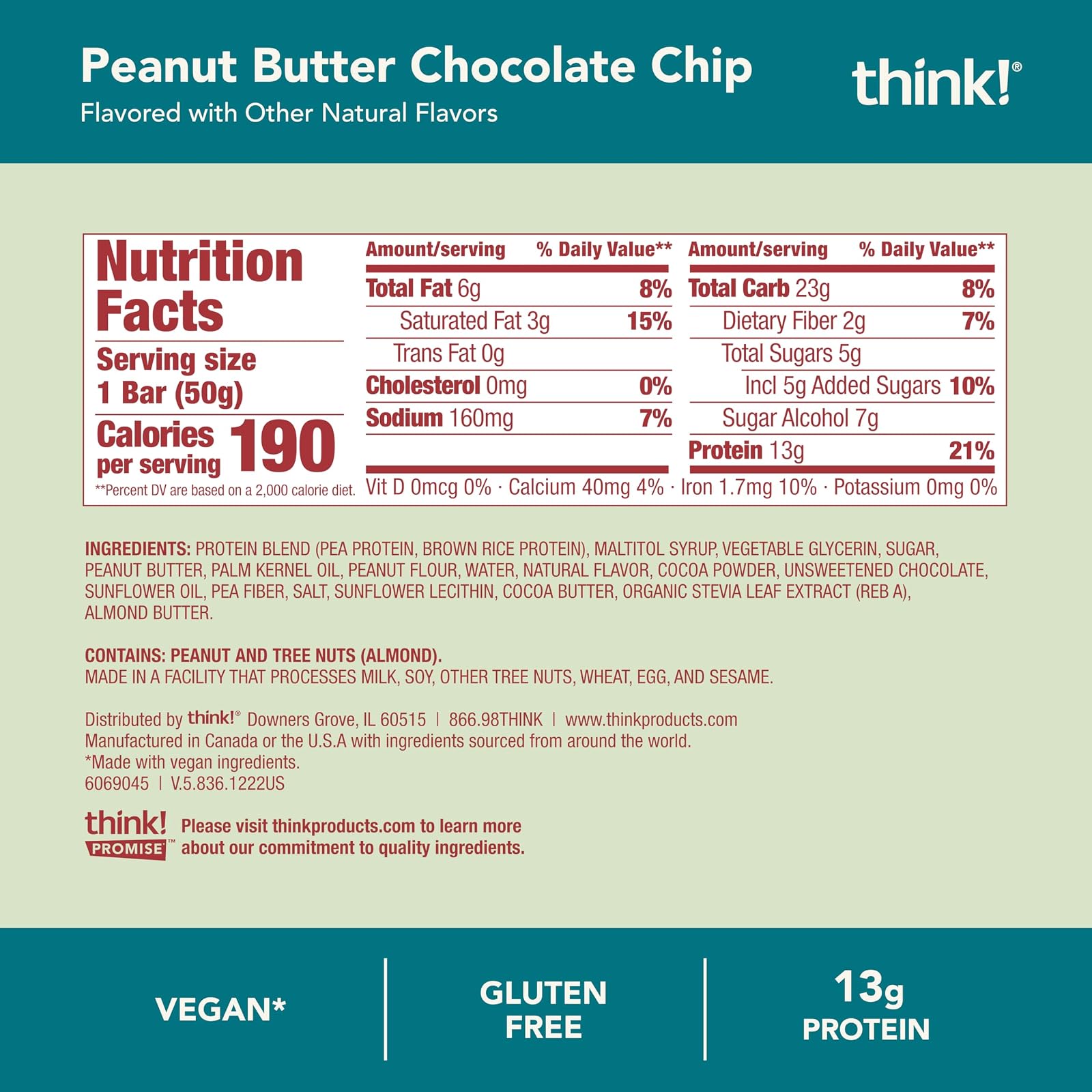 delicious protein bar with no whey