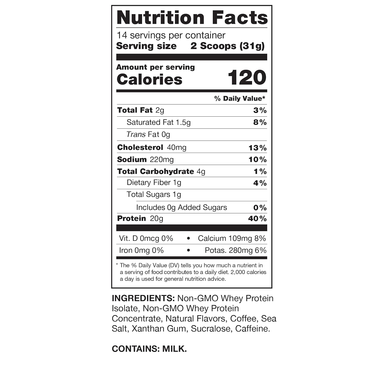delicious protein coffee beverage
