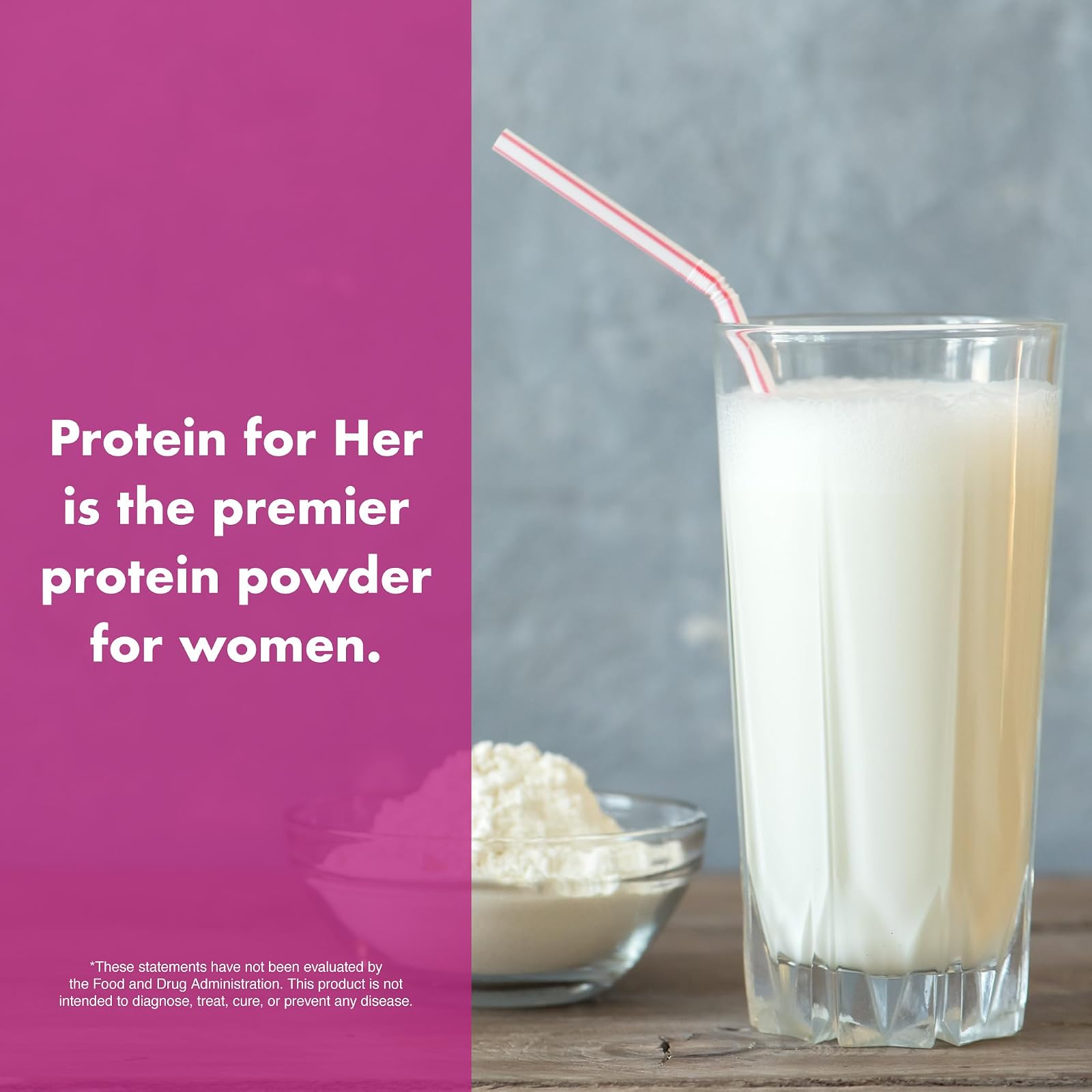 Delicious protein powder for her