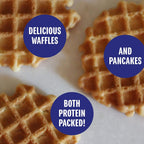 delicious protein waffles for meal prep