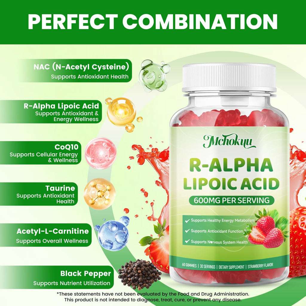 Delicious R-Alpha Lipoic Acid gummies