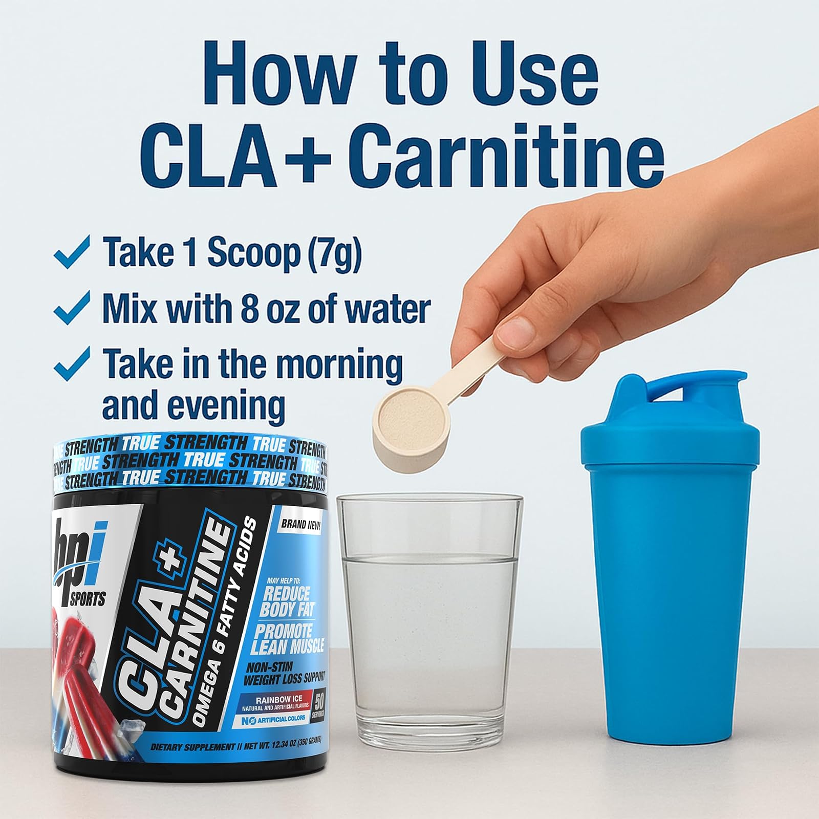Delicious Rainbow Ice CLA drink mix