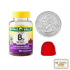 Delicious raspberry B12 gummies
