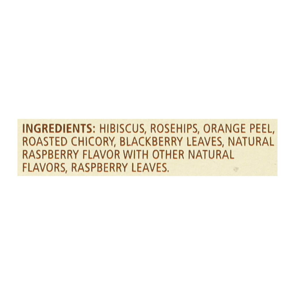 Delicious raspberry chamomile tea