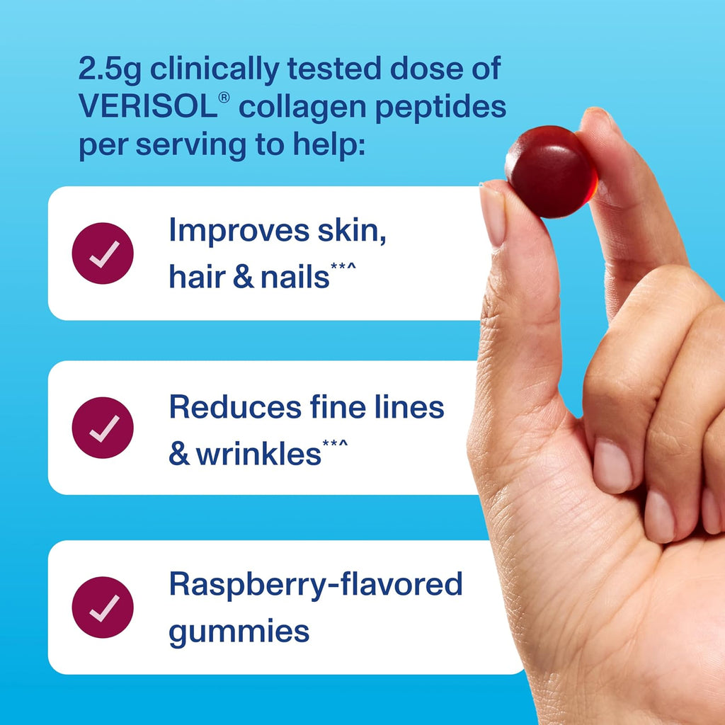 delicious raspberry collagen gummies