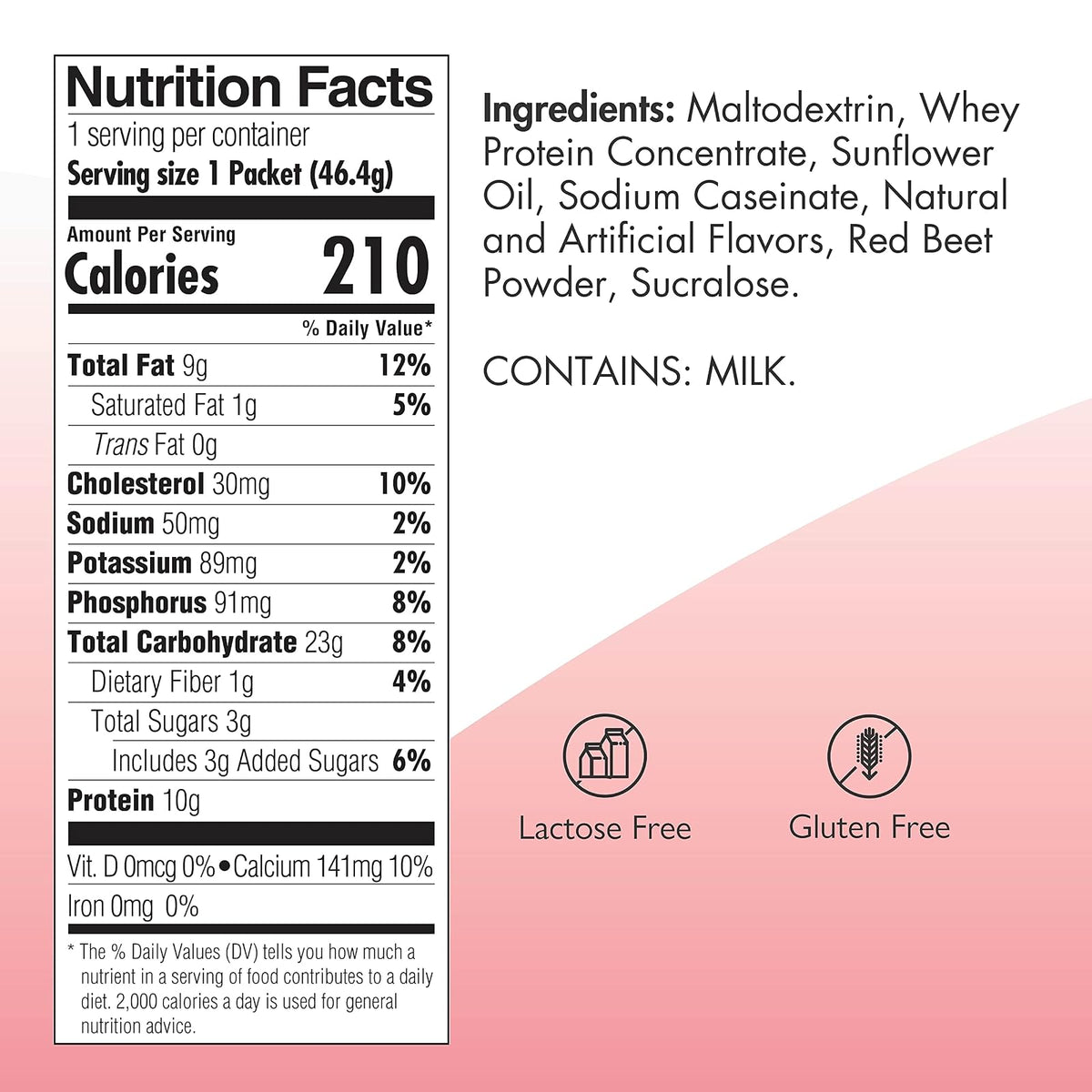 delicious raspberry crème flavour