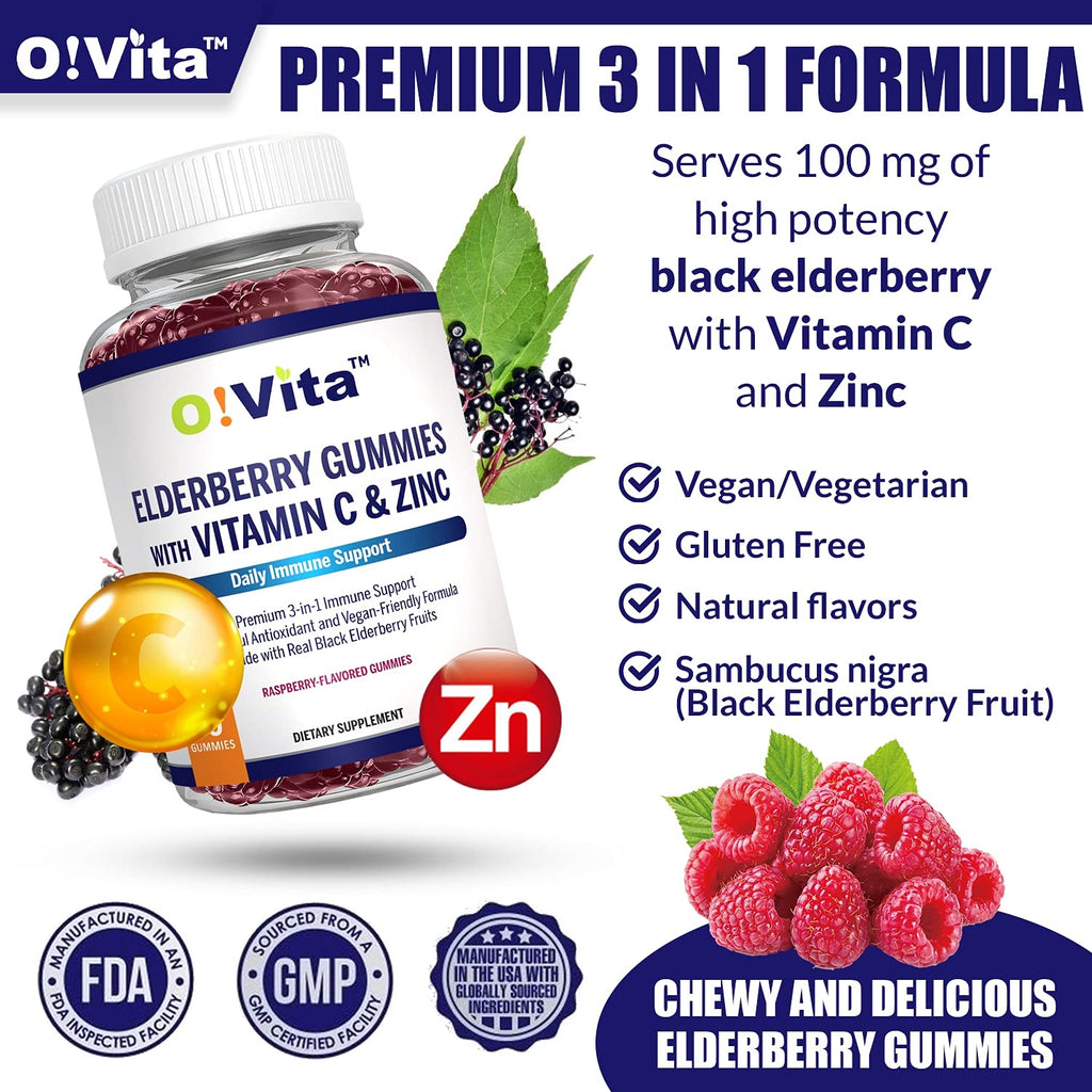 delicious raspberry elderberry gummies