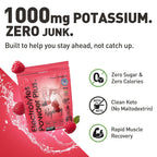 delicious raspberry flavour electrolyte supplement