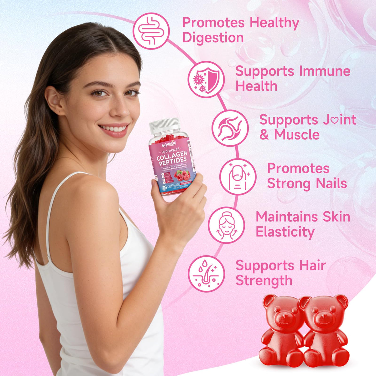 delicious raspberry flavoured collagen