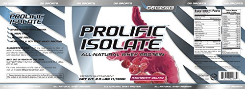 delicious raspberry gelato protein powder