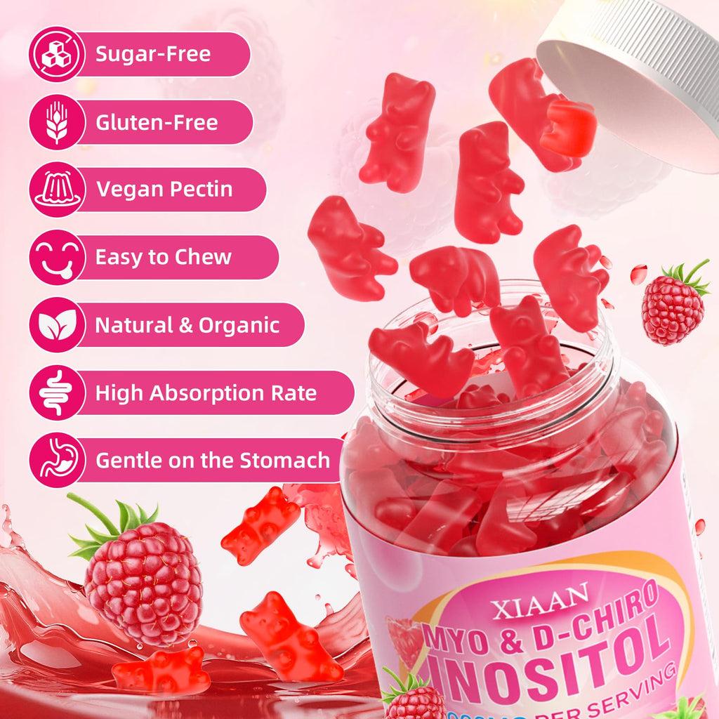Delicious raspberry inositol supplements