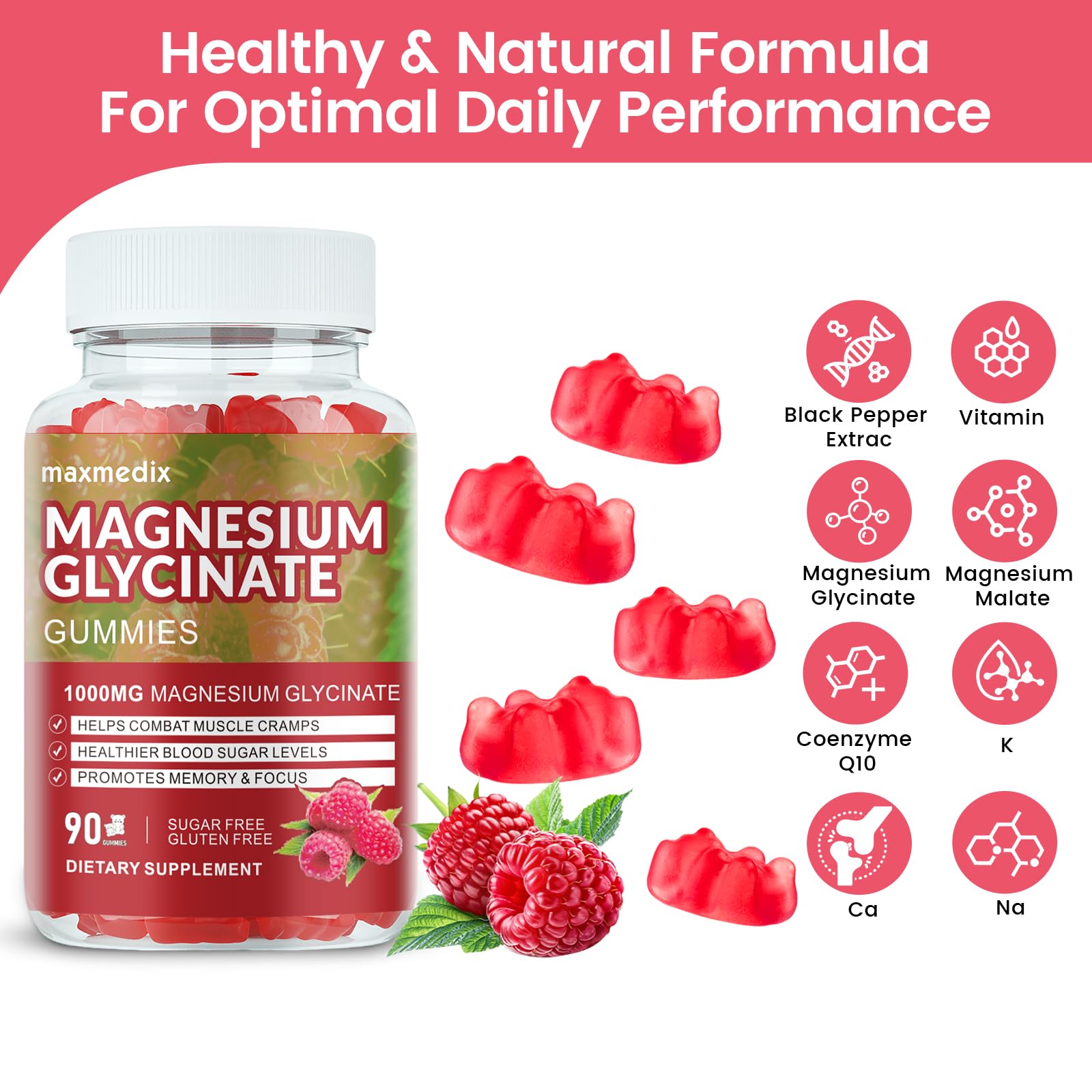 delicious raspberry magnesium for adults