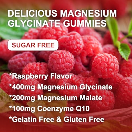 delicious raspberry magnesium gummies