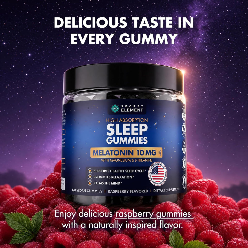 delicious raspberry melatonin supplements