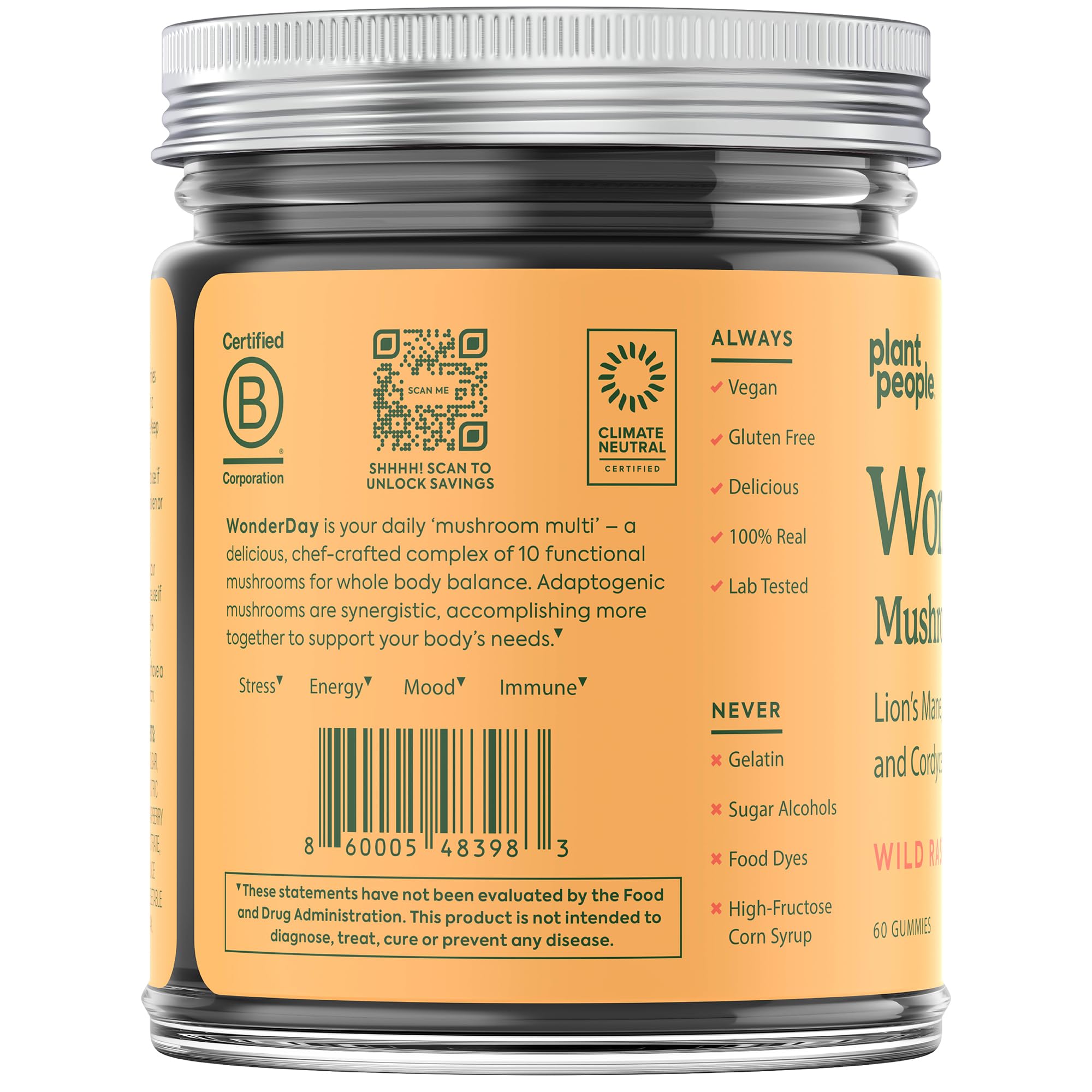 delicious raspberry mushroom wellness