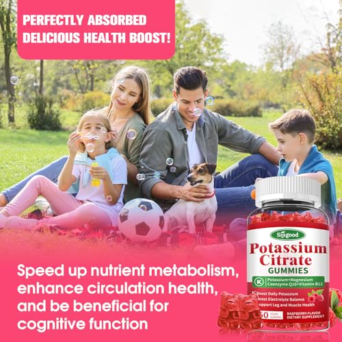 delicious raspberry potassium gummies