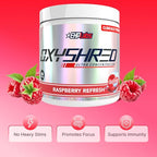 delicious raspberry pre-workout flavour