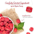 delicious red raspberry tea infusion