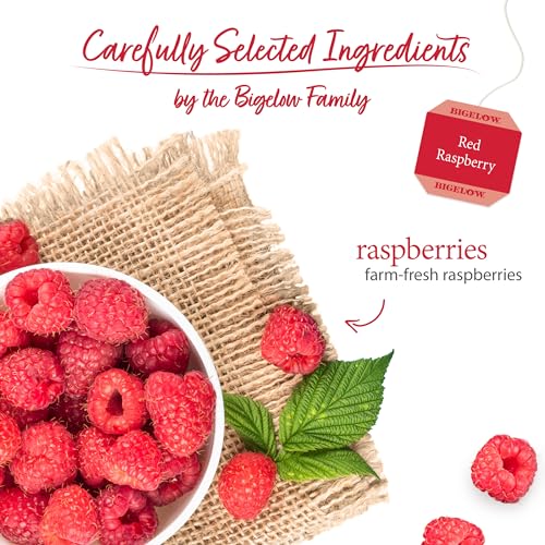 delicious red raspberry tea infusion