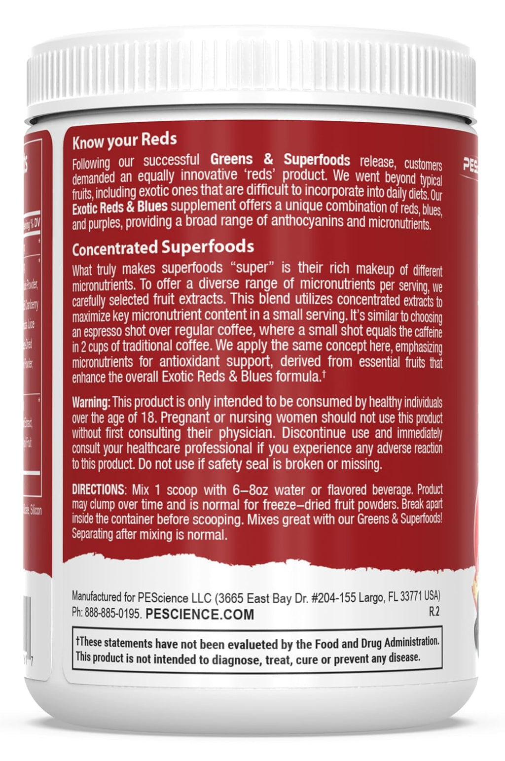 delicious red superfoods powder mix
