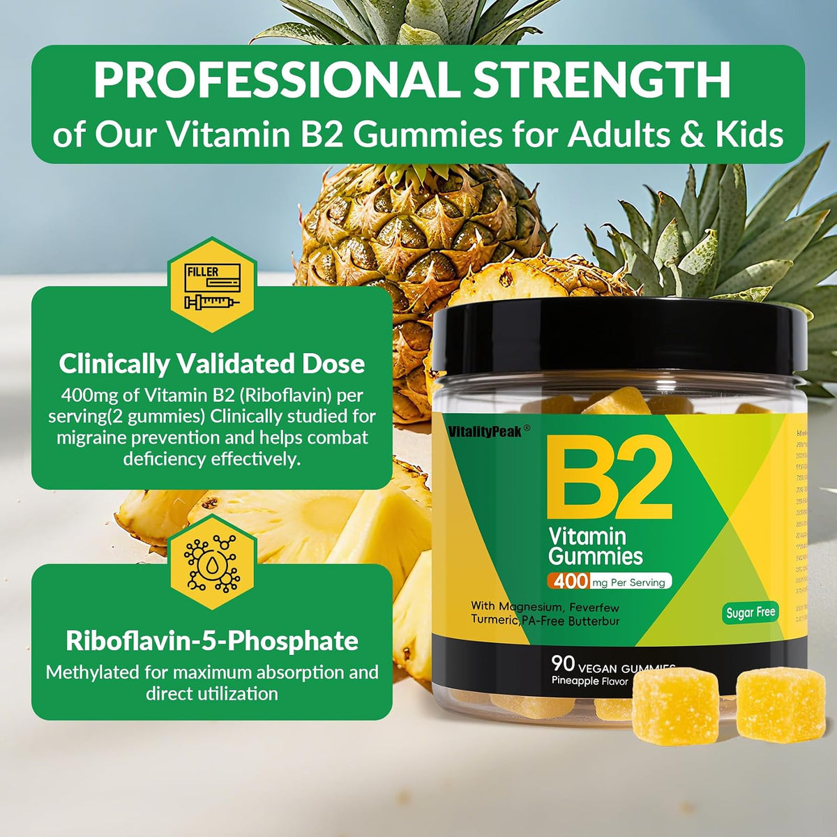 Delicious Riboflavin gummies for daily wellness