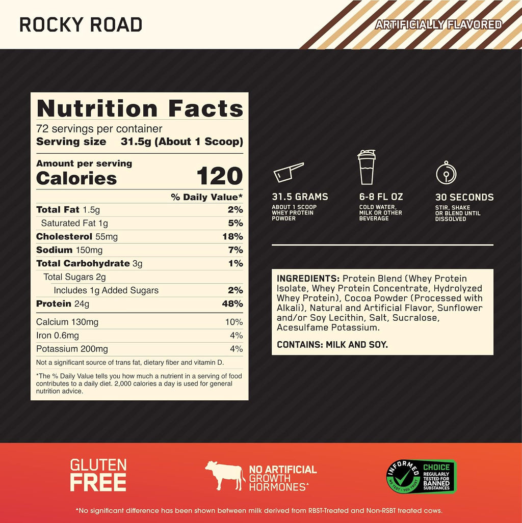 delicious Rocky Road protein shake