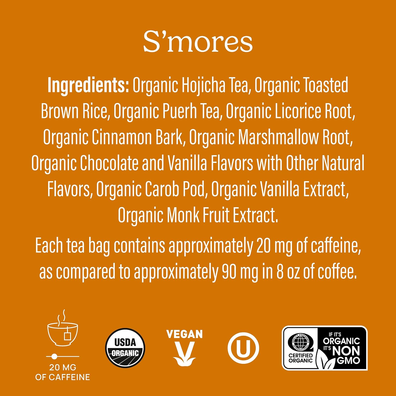 delicious S'mores flavour tea