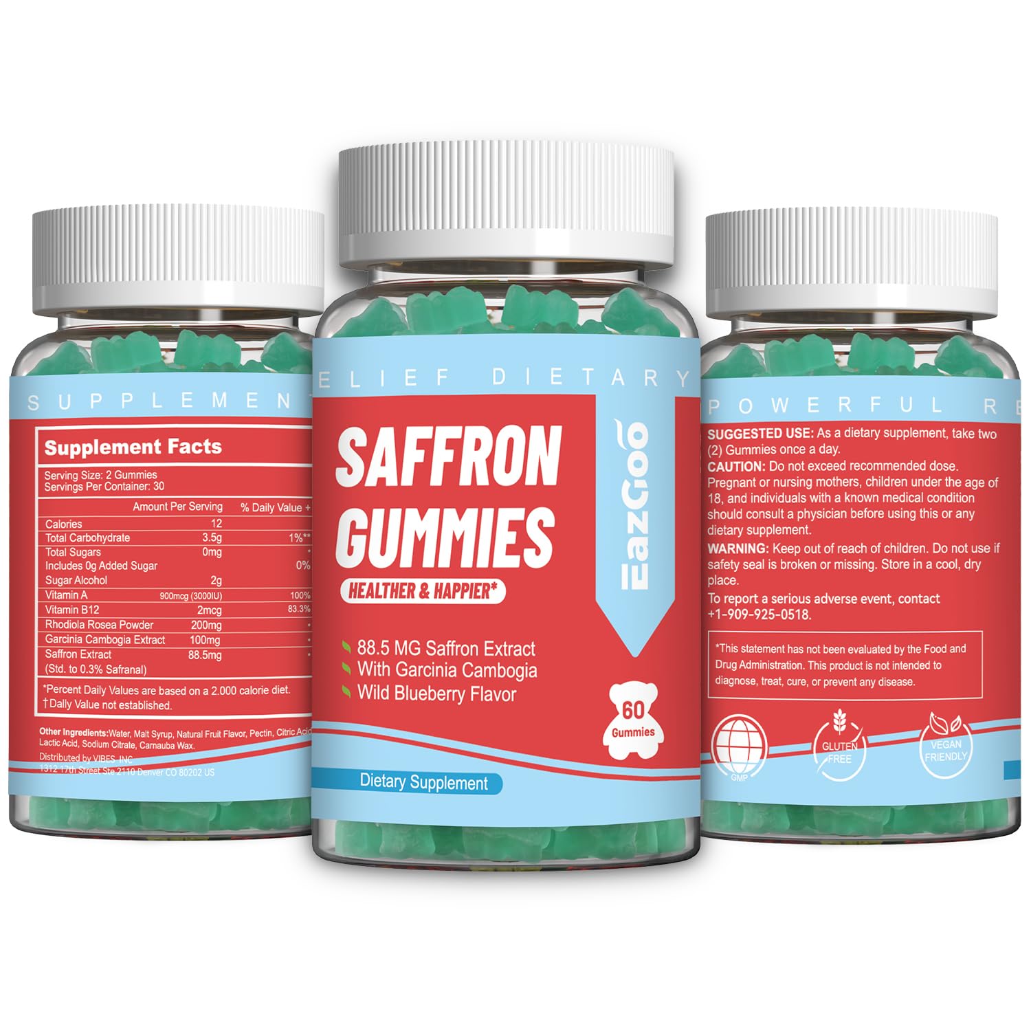 delicious saffron gummies for vitality