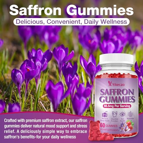 delicious saffron gummies for vitamin boost